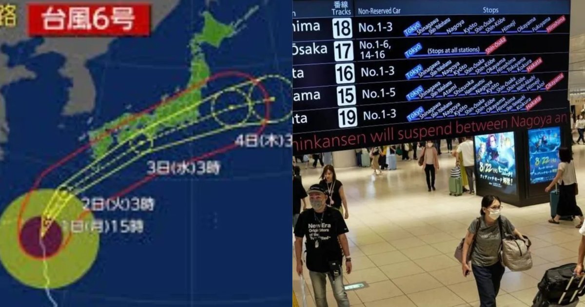 Cancelan 400 vuelos y ordenan evacuación en Japón ante llegada de tifón ...