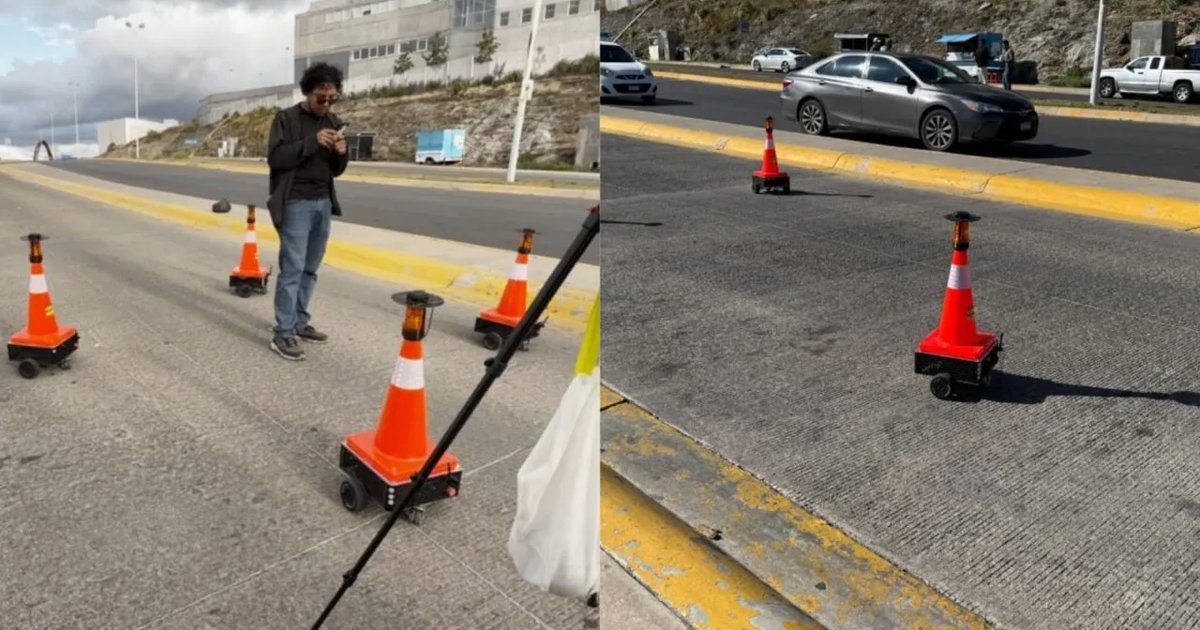 Egresados y maestros del IPN crean conos robotizados en Zacatecas
