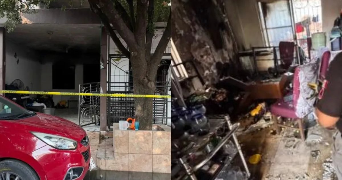 Incendio de vivienda deja un muerto y cinco lesionados en Nuevo León