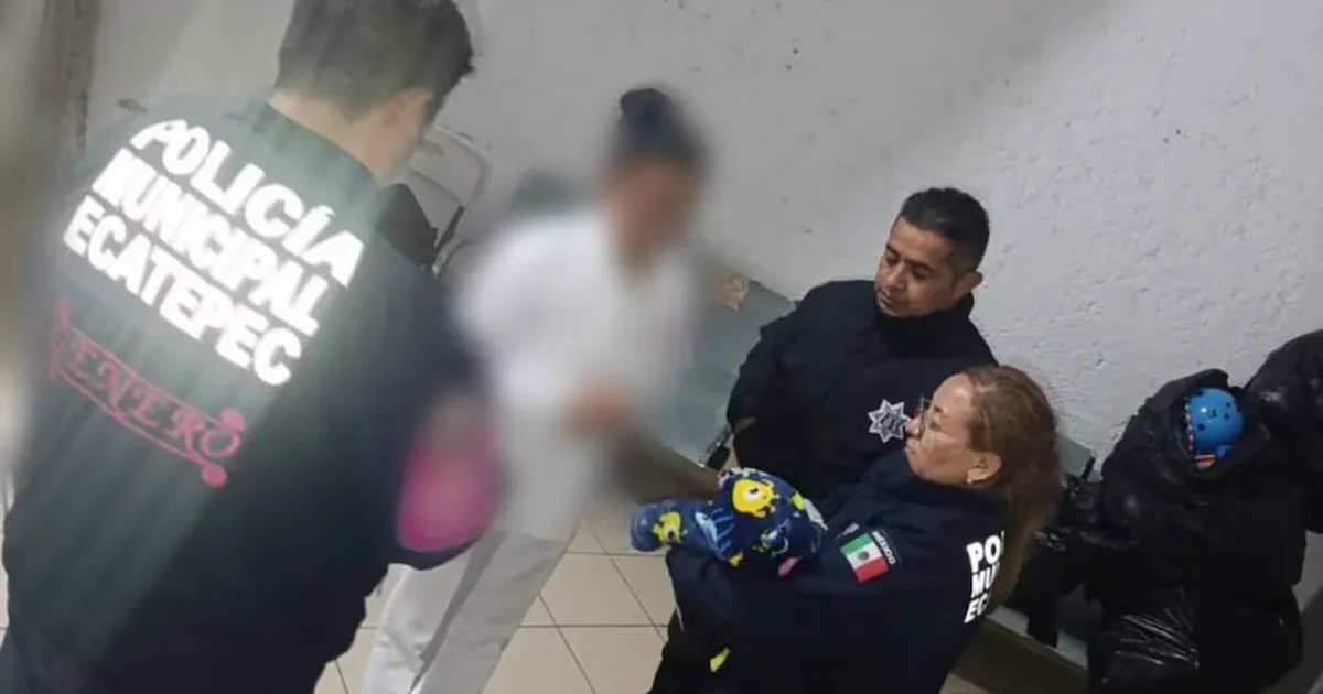 Rescatan a bebé abandonada en calle de Ecatepec, Edomex